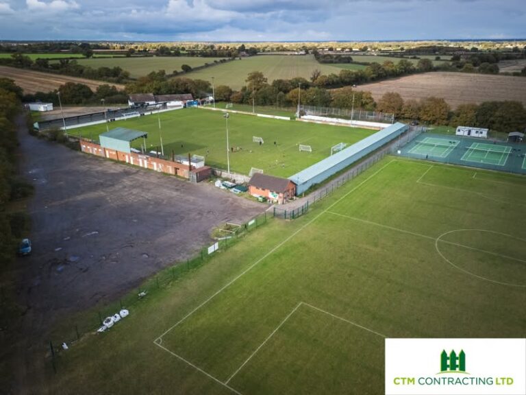 Football Pitch, Fencing, Colchester, Essex - CTM Landscaping